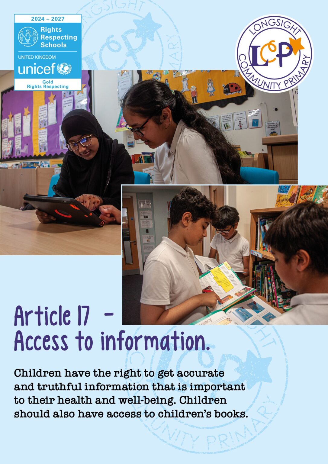 Rights Respecting Create Day - Longsight Community Primary